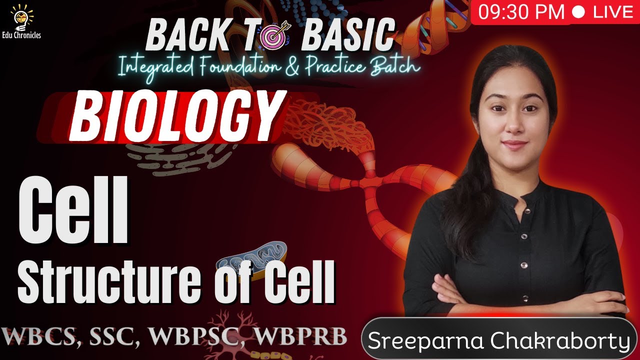 CELL & It's Structure,Back To Basic BIOLOGY for Competitive Exams||Edu ...