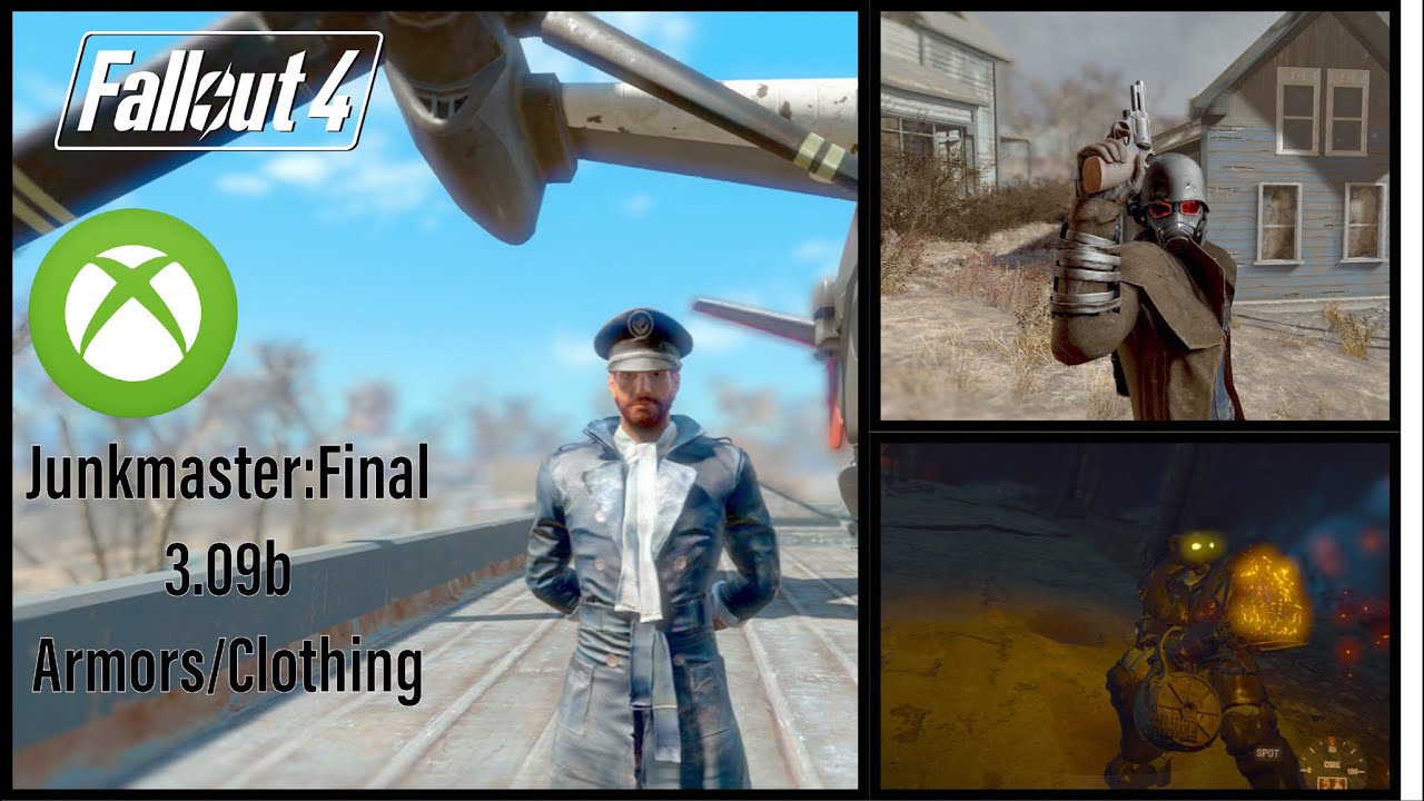 Junkmaster :Final 3.09B Armors/Clothing (Fallout 4 Xbox one) - YouTube