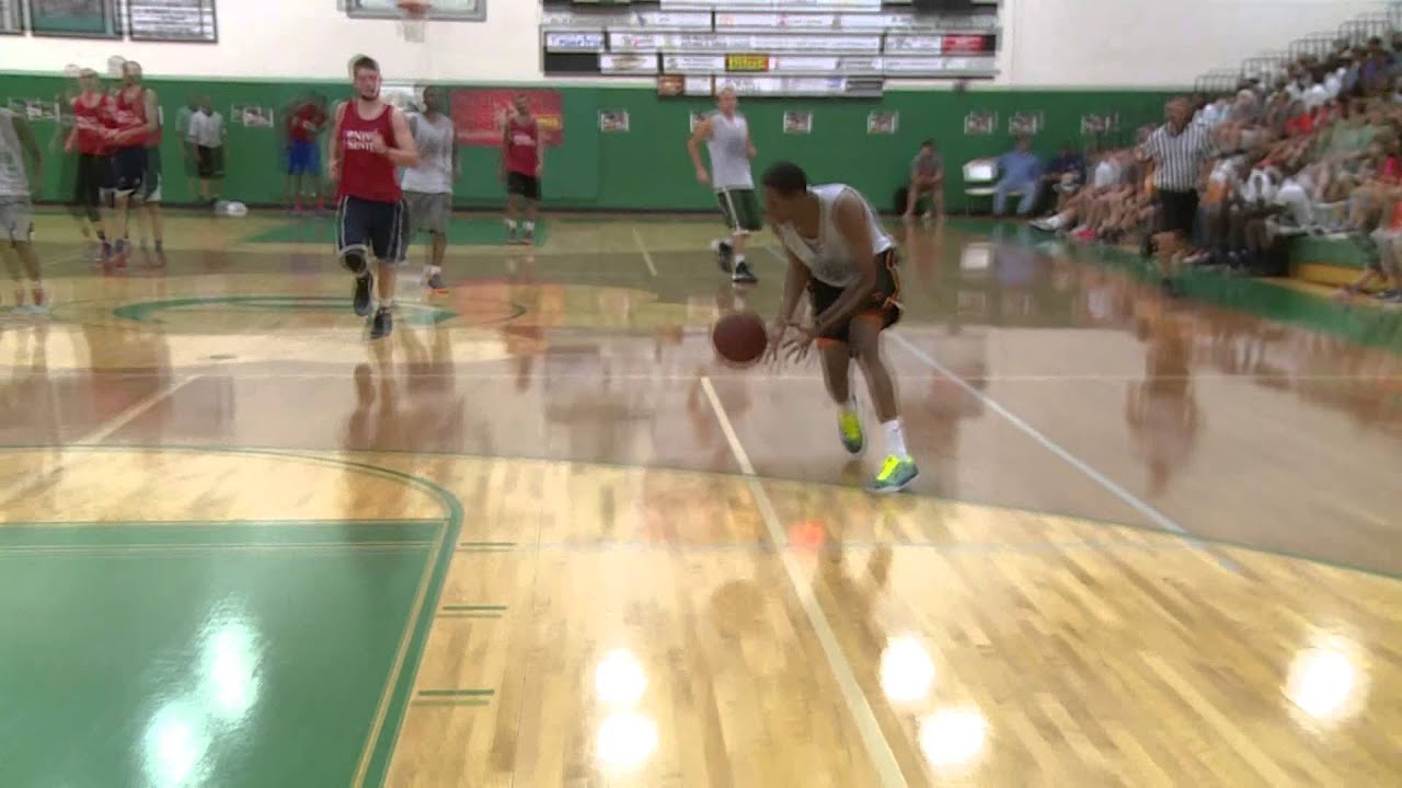 Detrick Mostella 360 dunk in Rocky Top League - YouTube