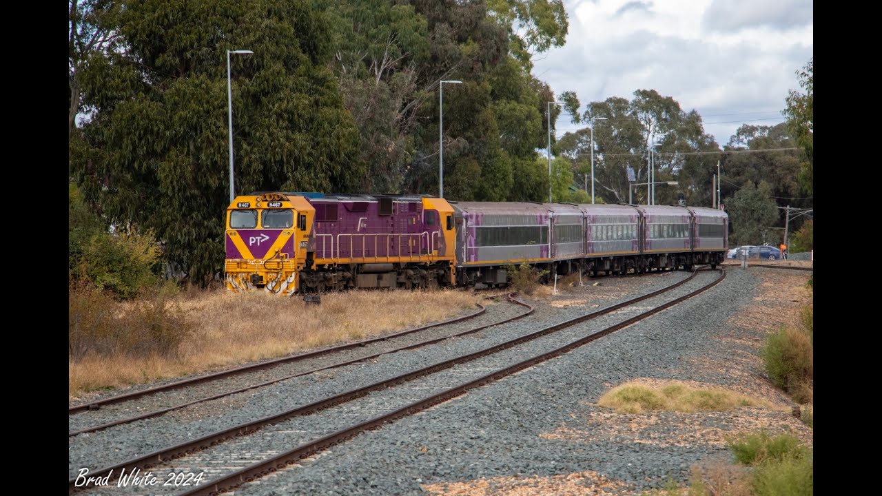 N467 and N465 on 8095 & 0094 V/Line Workshops Transfers- 19/4/24 - YouTube