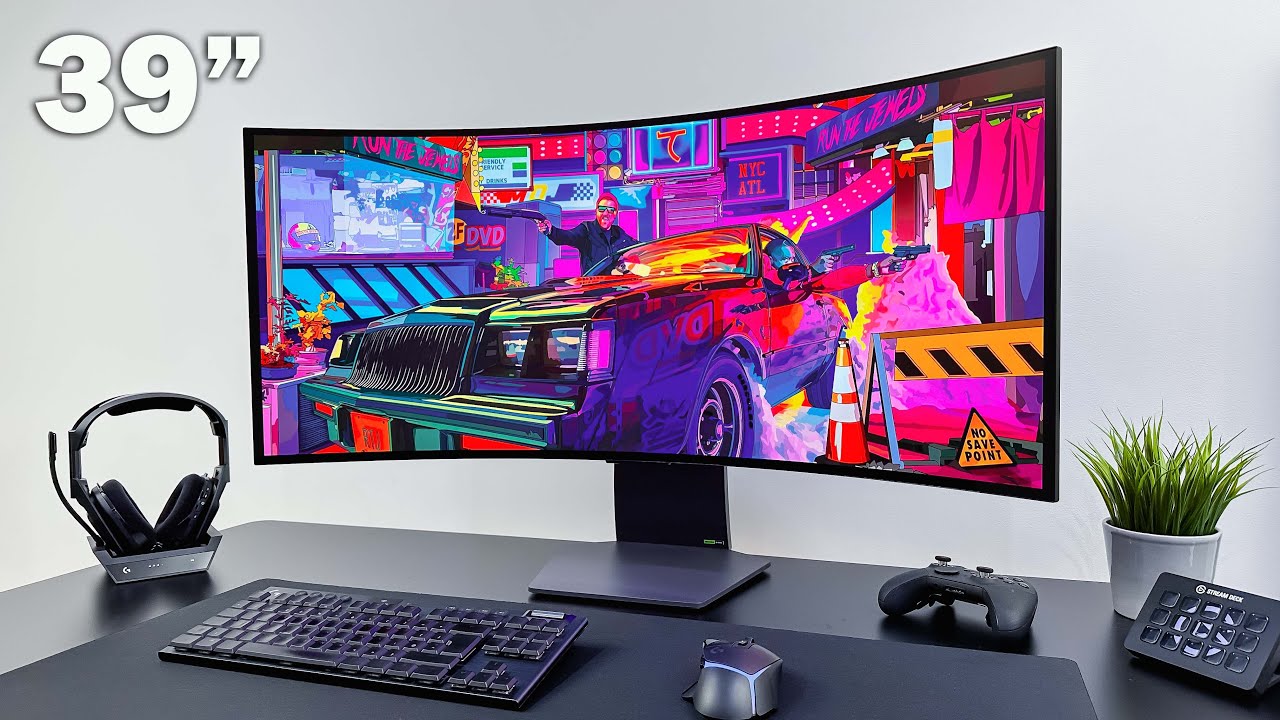LG s NEW 39 OLED Gaming Monitor 240Hz 39GS95QE Review YouTube