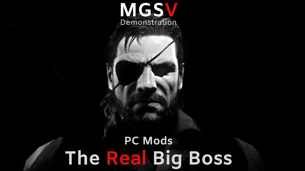 Metal Gear Solid V The Real Big Boss - Mods Demonstration - YouTube