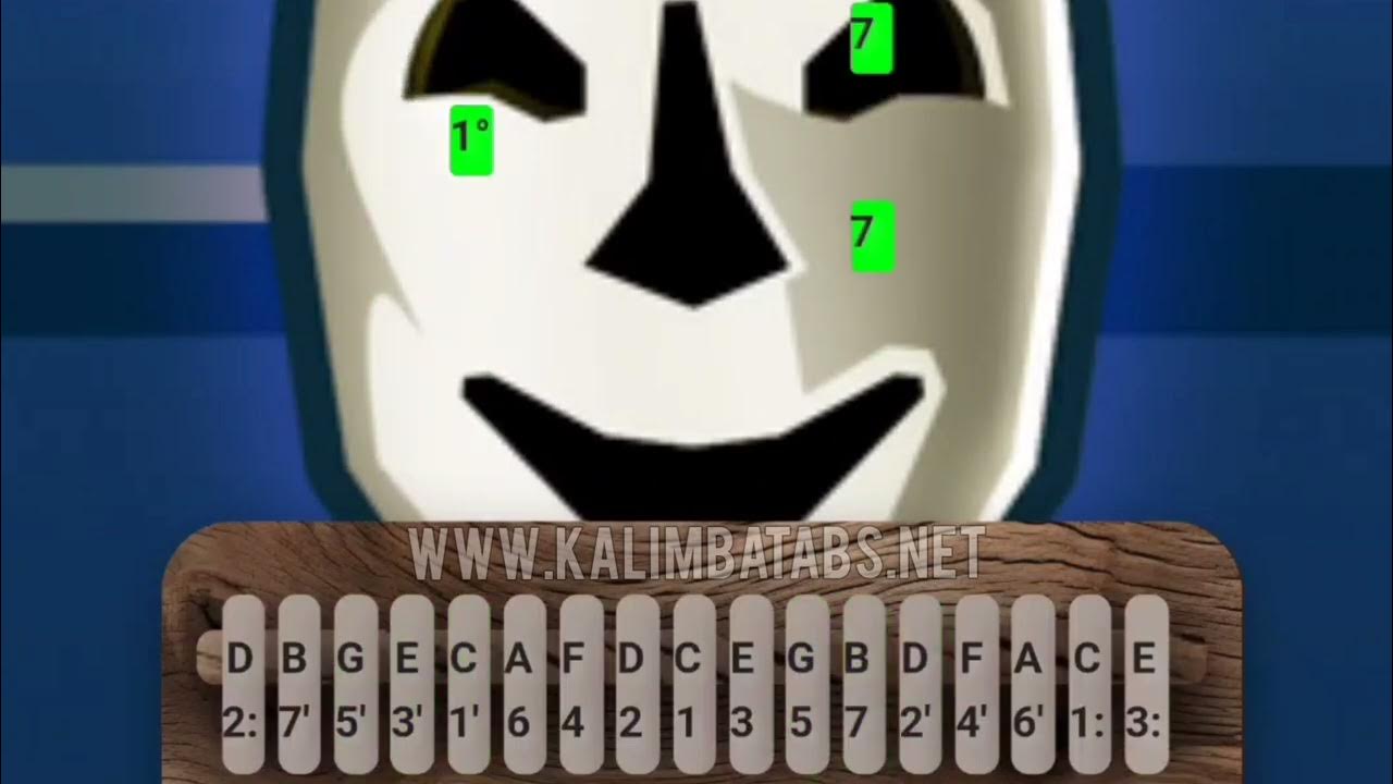 Relaxed Scene – Roblox Break In Ost | Kalimba Tutorial & Tabs [EASY] #roblox #kalimba - YouTube