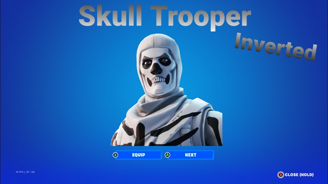 Skull Trooper(Inverted) Skin Combo | Fortnite - YouTube