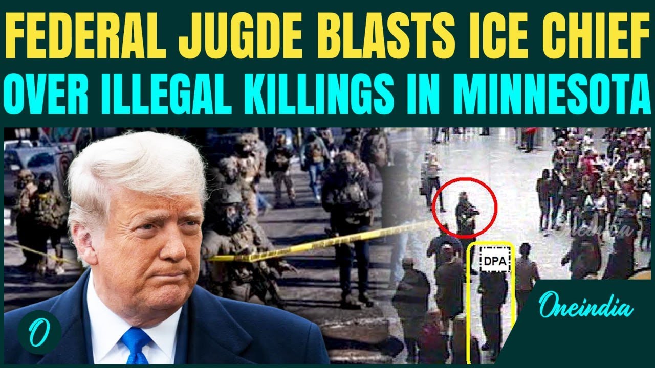 U.S BREAKING: Federal Judge THRASHES ICE Chief Over Killings in ...