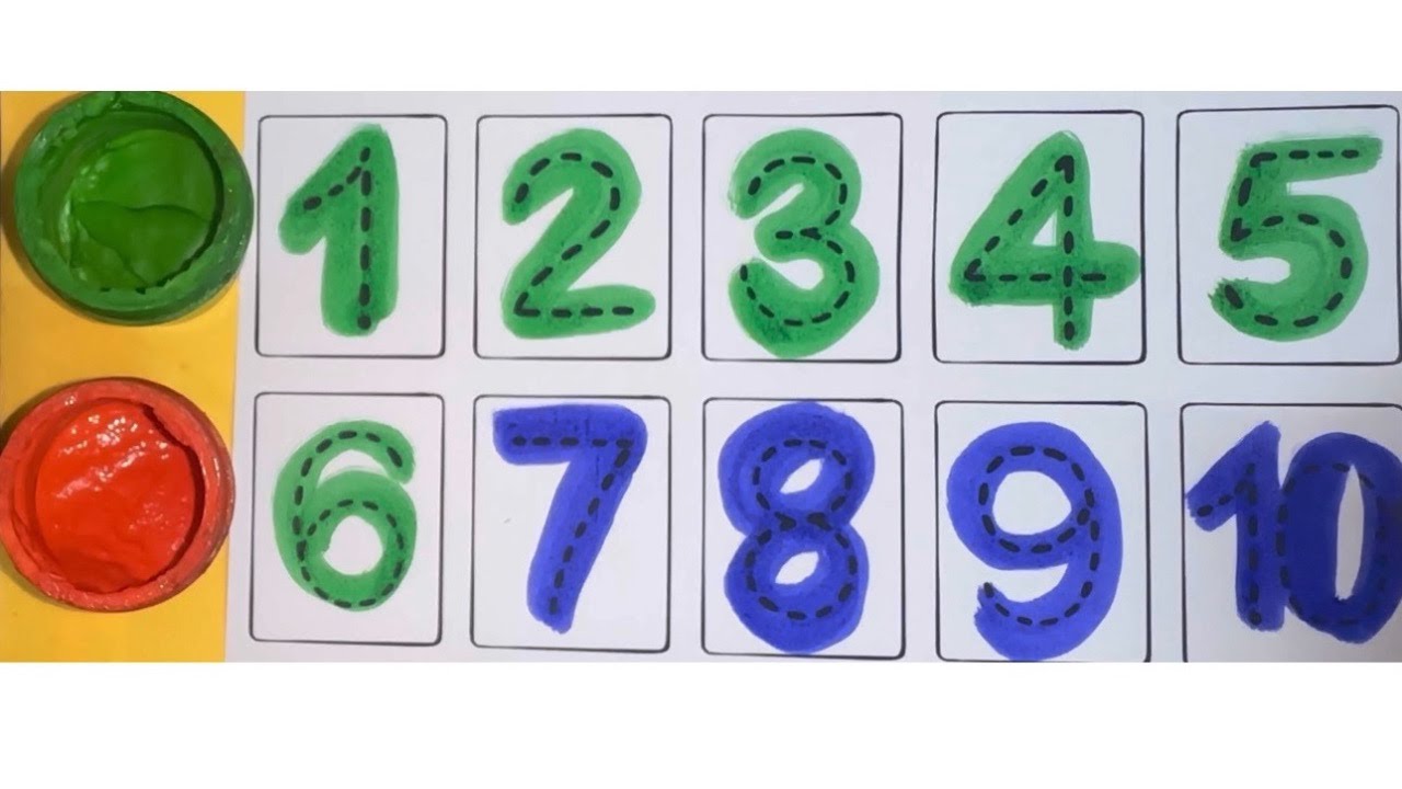 Learn Counting 1 to 10 For kids and Toddler’s | Counting 1 to 10 | (368 ...