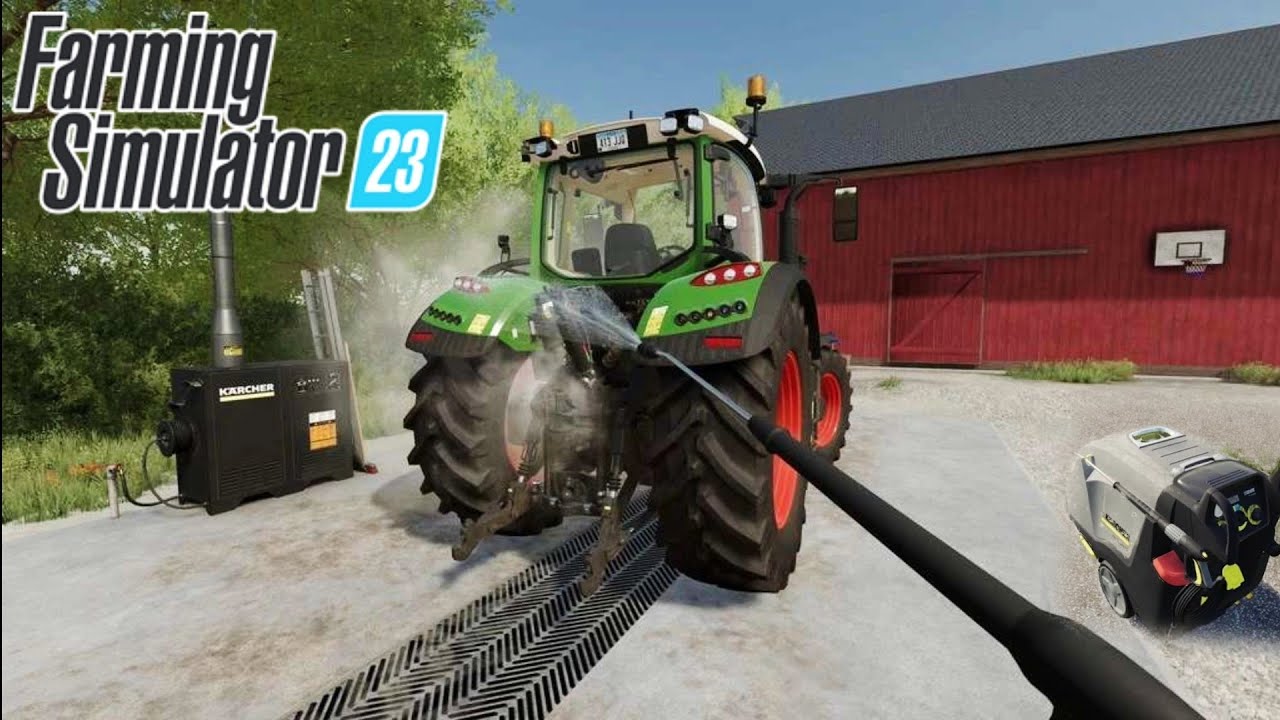 LAVANDO NOSSAS MAQUINAS NO LAVA JATO | FARMING SIMULATOR 23 EP. 27 ...