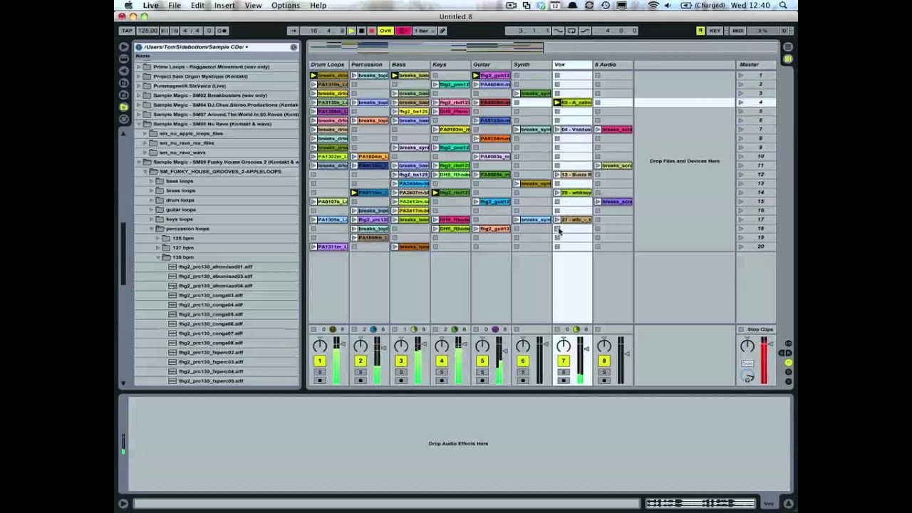 1 Minute Ableton Live Tutorial - Quick Demo of Session View Use - YouTube
