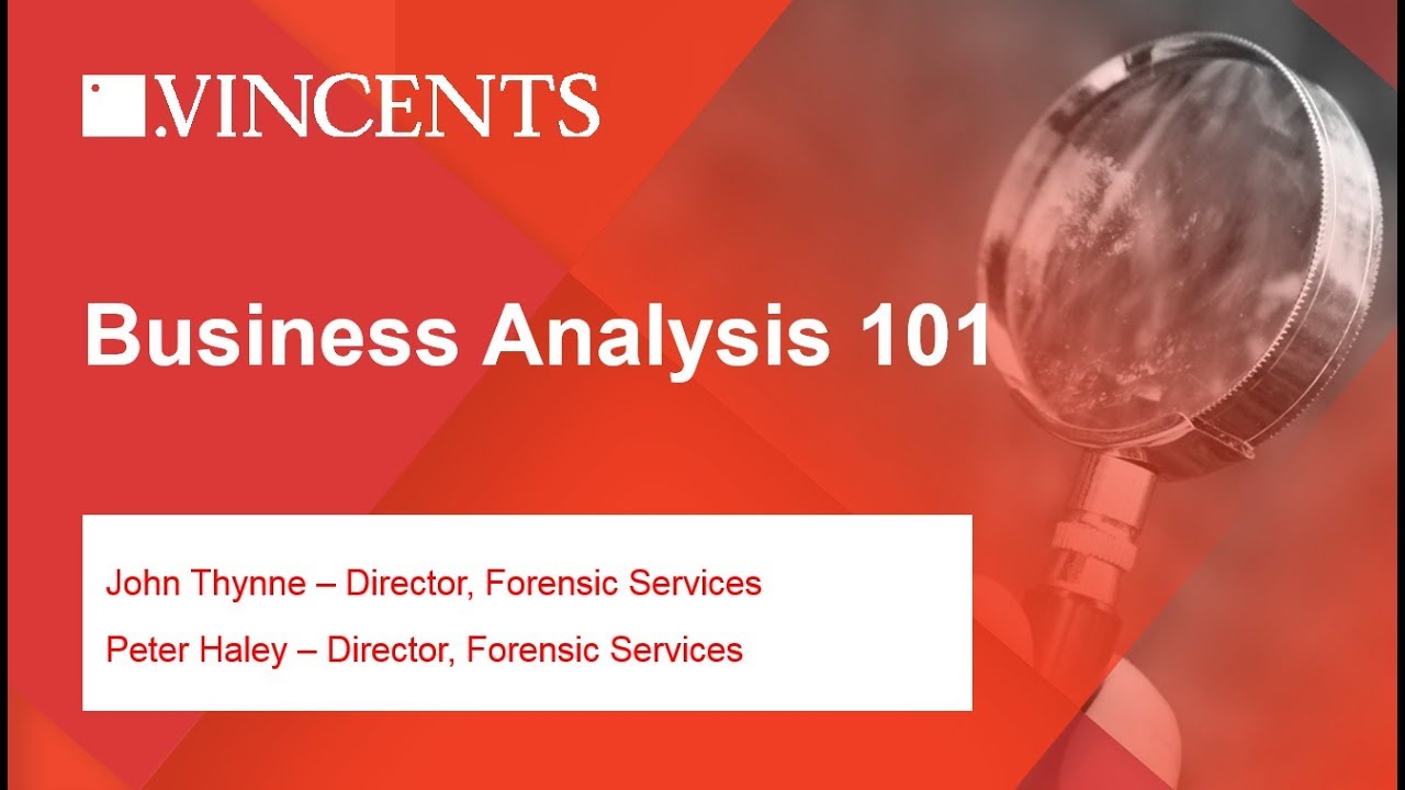 Business Analysis 101 Seminar - YouTube