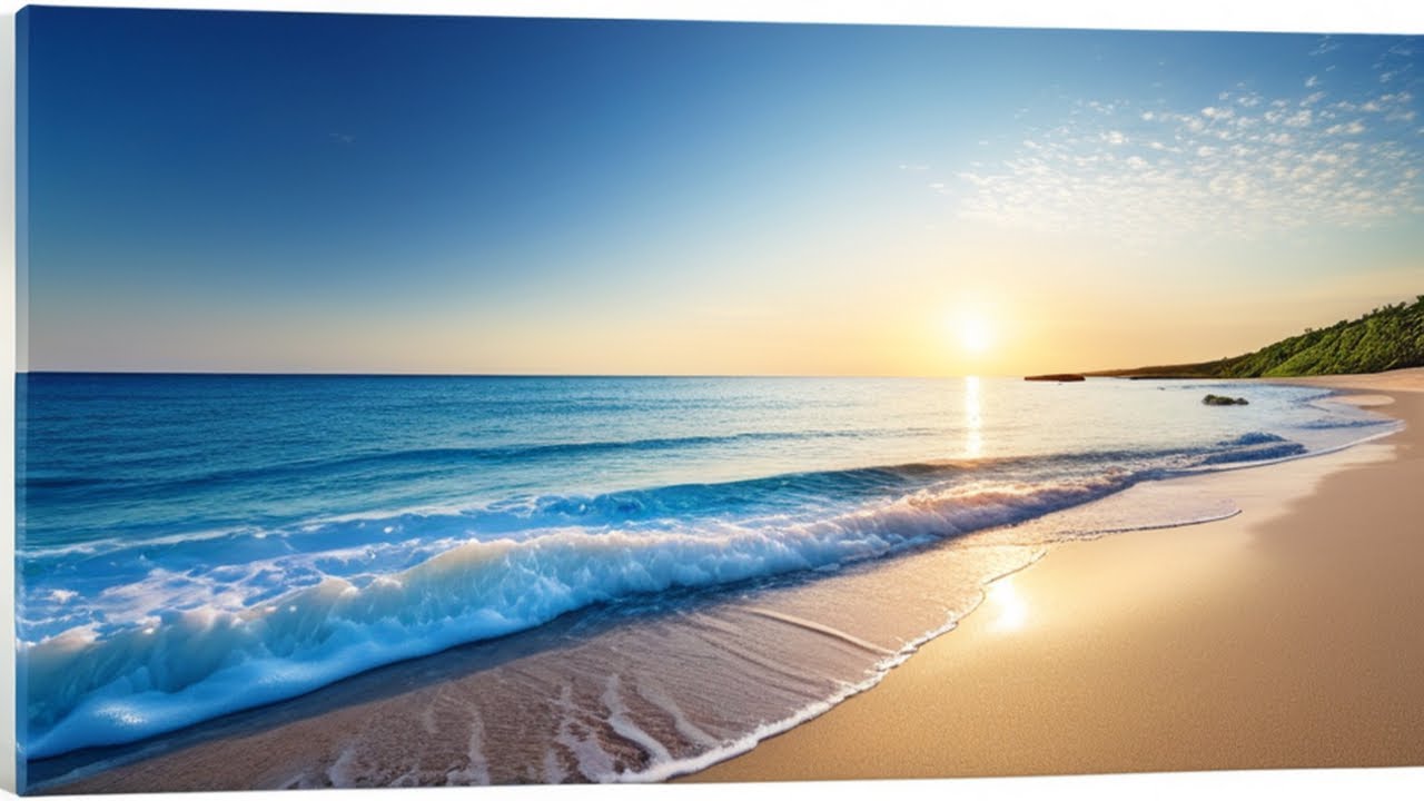 Ultimate Deep Relaxation: Calming 9-Hour Blue Ocean Waves || Nature's ...