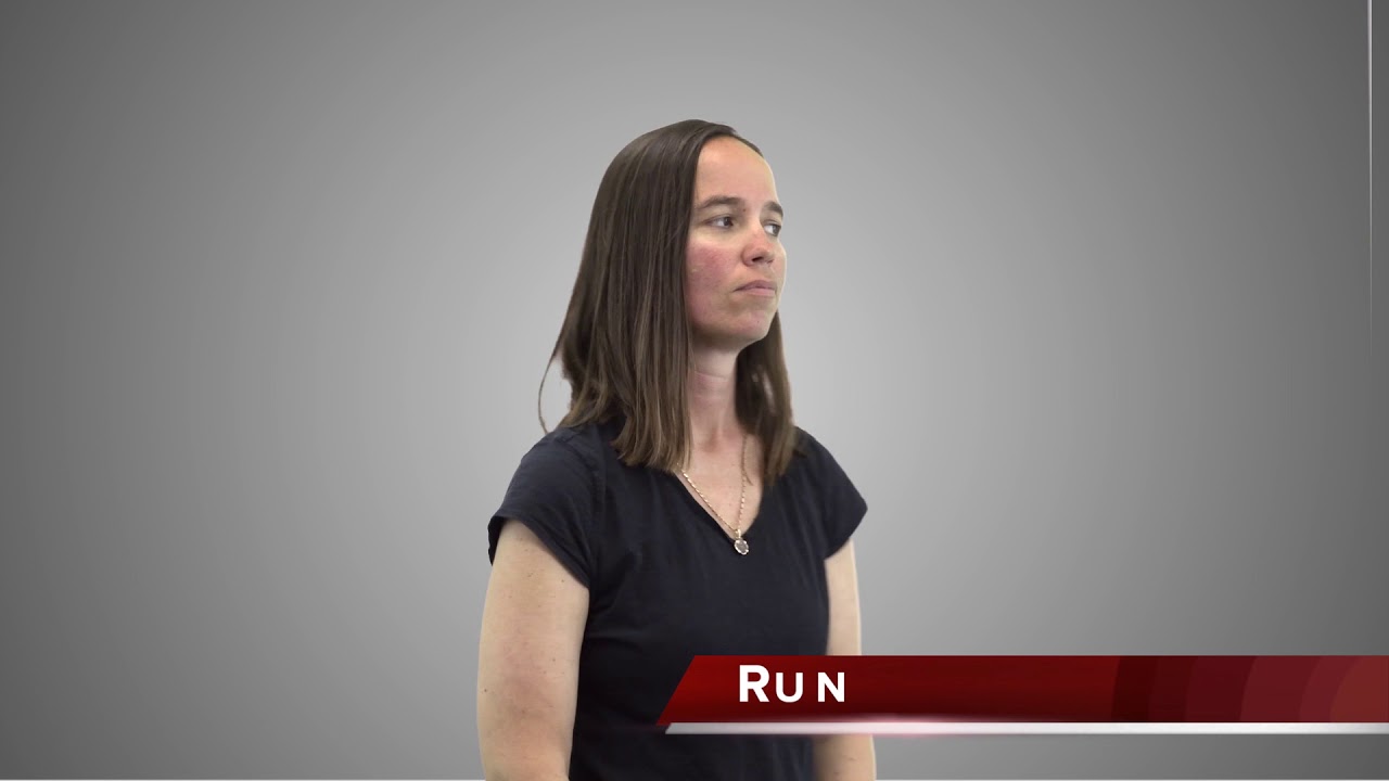 Run - Safety Terms in ASL - YouTube