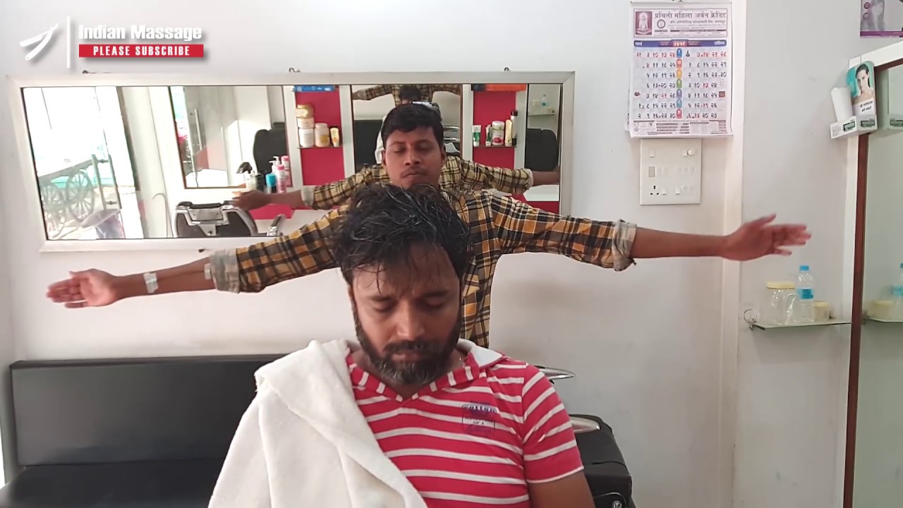 Intense Neck Cracking Head Massage By Vikram Indian Massage Youtube