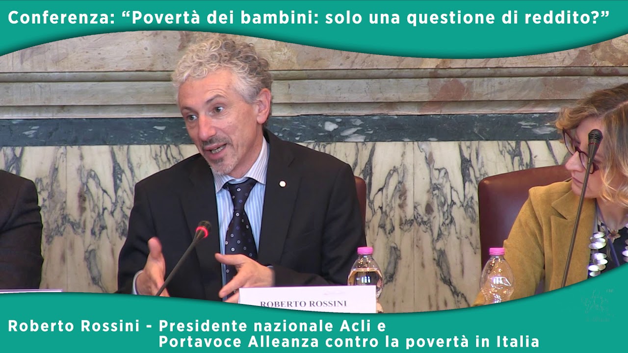 Roberto Rossini - Conferenza Povertà - Roma Novembre 2018 - YouTube