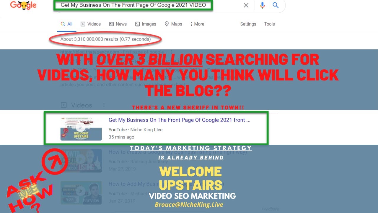 Best Google Front Page Marketing Strategy | Front Page of Google ...