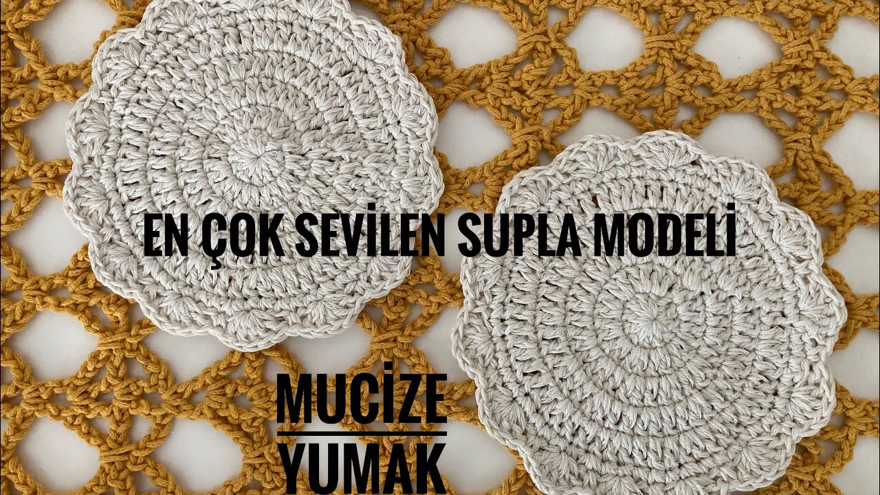 Çok Kolay Bir Supla Modeli / Tığişi Supla / Örgü Supla - YouTube