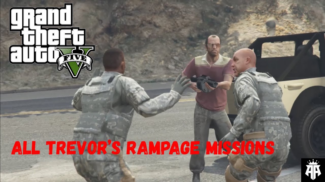GTA 5 Trevor's Rampages Strangers and Freaks mission #gtav#gta5 # ...