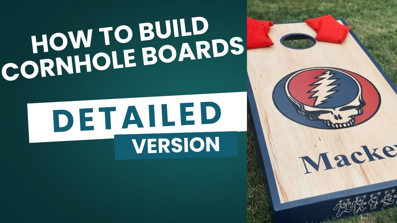 How to Build Cornhole Boards - A Detailed Version - YouTube