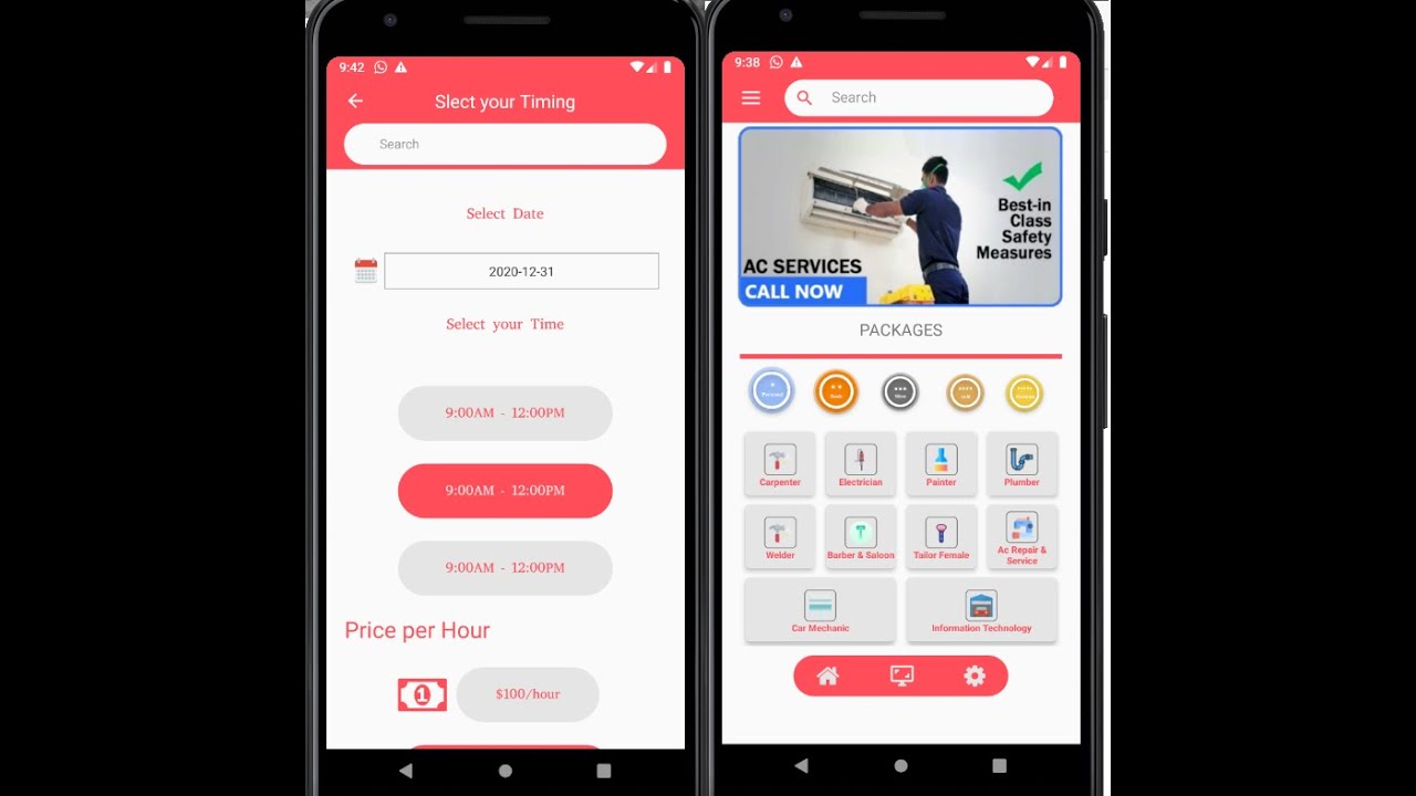 Service Application | React Native App | V3 Solution - YouTube