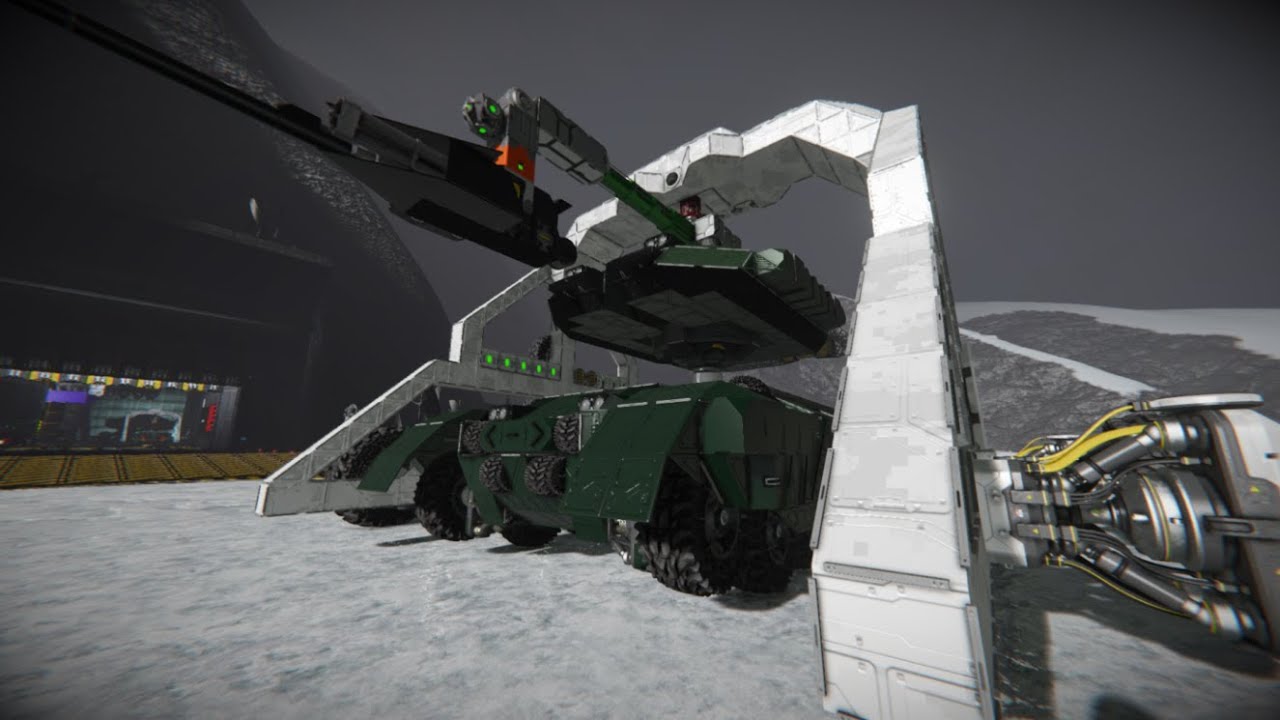 My modular tank design in space engineers - YouTube