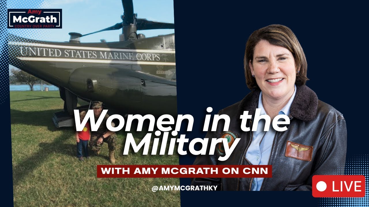 Amy McGrath on CNN International– Women's Role in the Military - YouTube