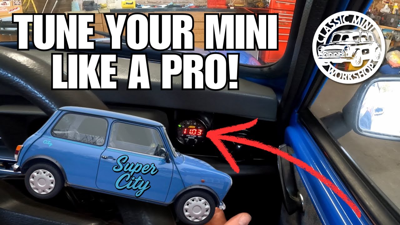 How to Install an AEM Wideband AFR Gauge on a Classic Mini - YouTube