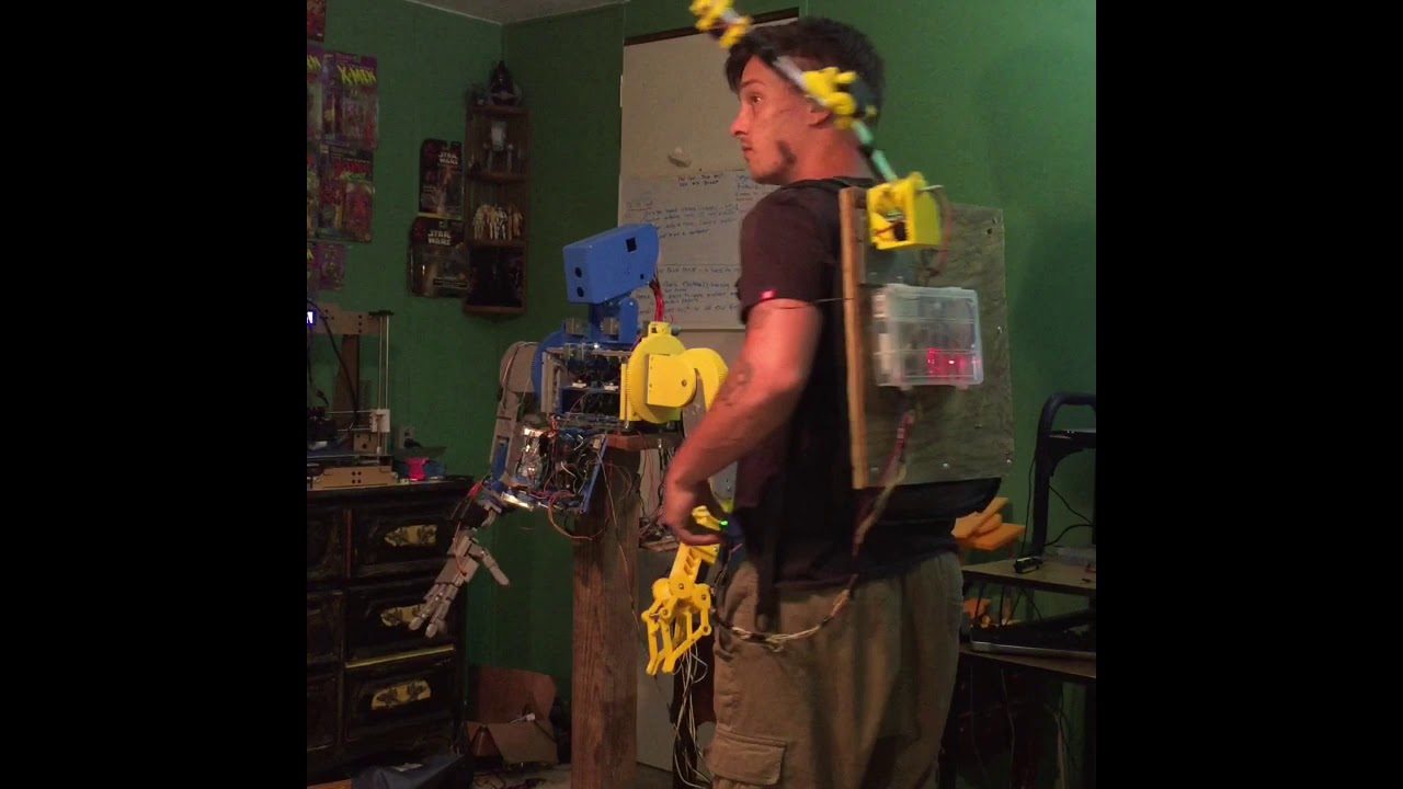 REAL doctor octopus exoskeleton prototype! - YouTube