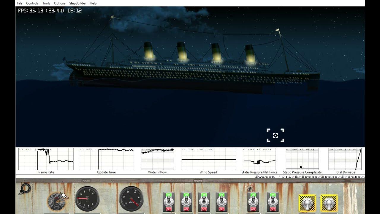 Sinking of the RMS Titanic (Floating Sandbox) - YouTube