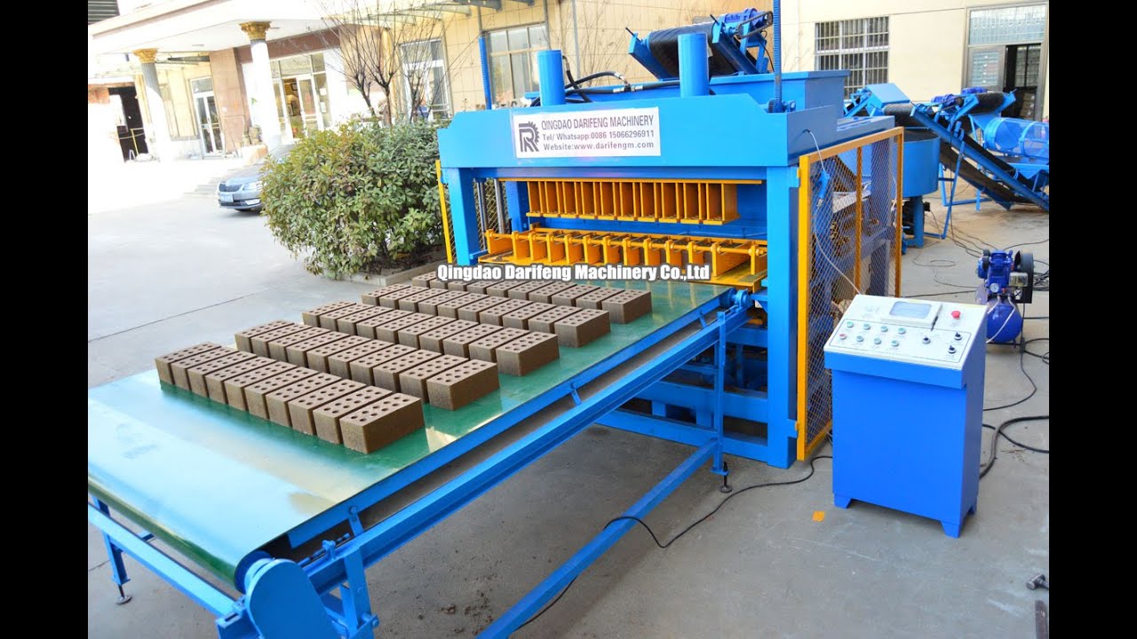 DF10 10 perforated brick porous brick making machine for 8holes and ...