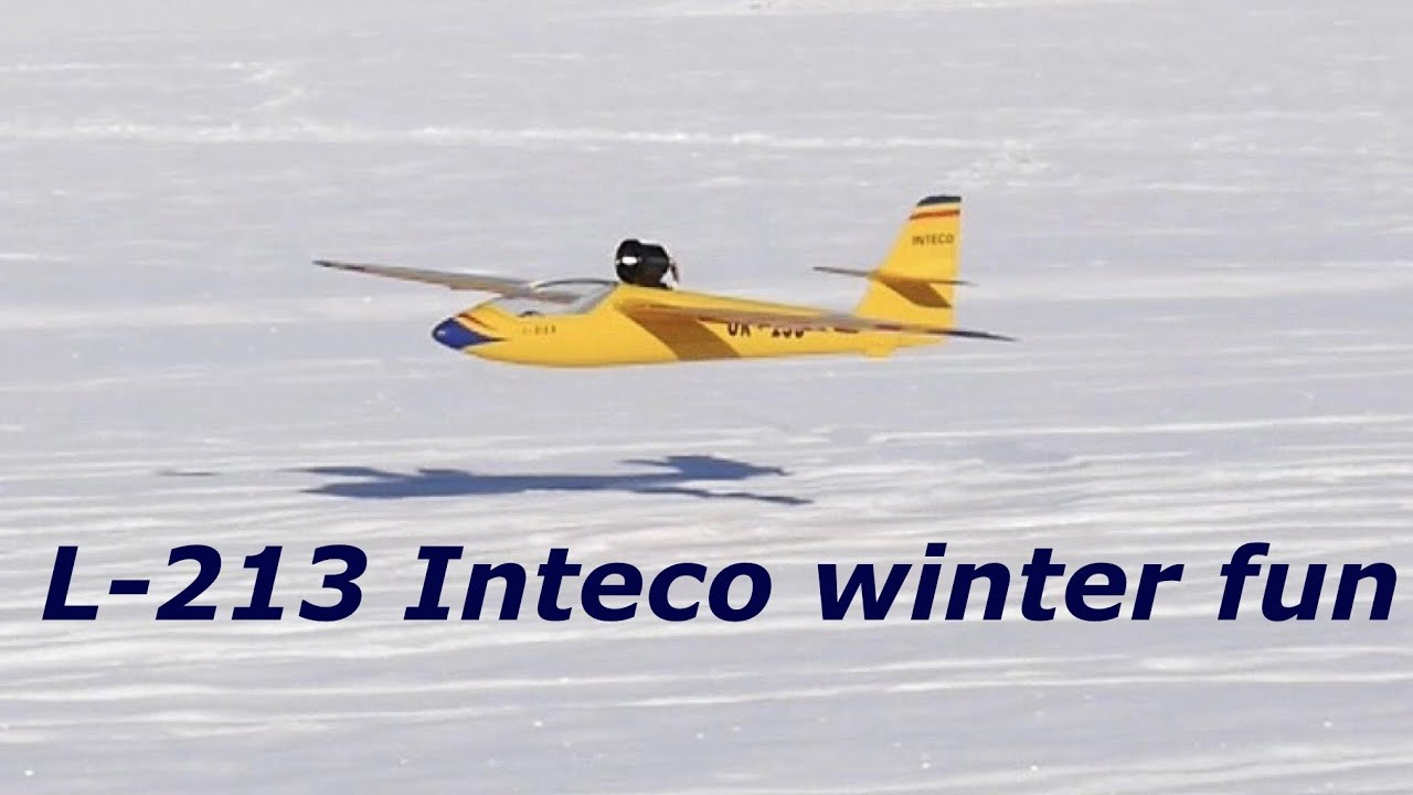 L-213 Inteco EDF winter fun - YouTube