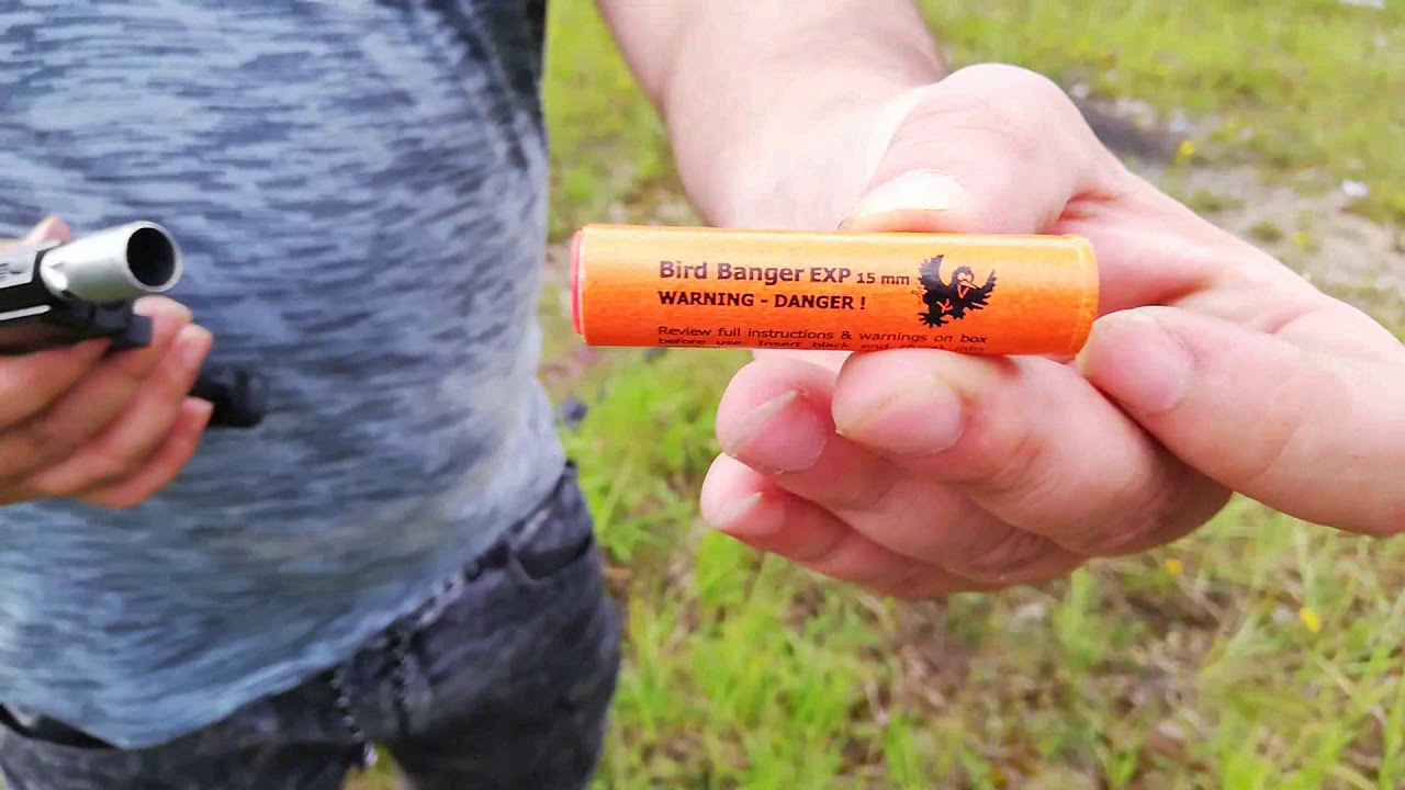 Ekol Botan test- SCRAPER FOR GAS PISTOL BIRD BANGER EXP - YouTube