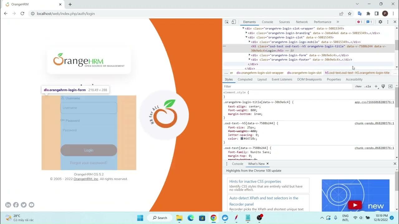 Perfomance Testing On Orangehrm Using Jmeter Youtube