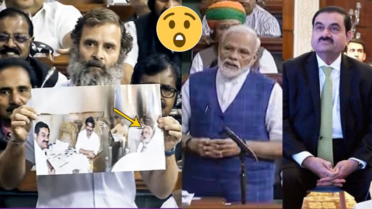 Rahul Gandhi REVEALED SENSATIONAL Photo Over Modi And Adani ...