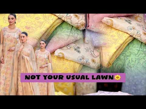 Summer luxury unlocked | pakistani lawn dresses 2026  embroidered chiffon dupatta collection Zarukee