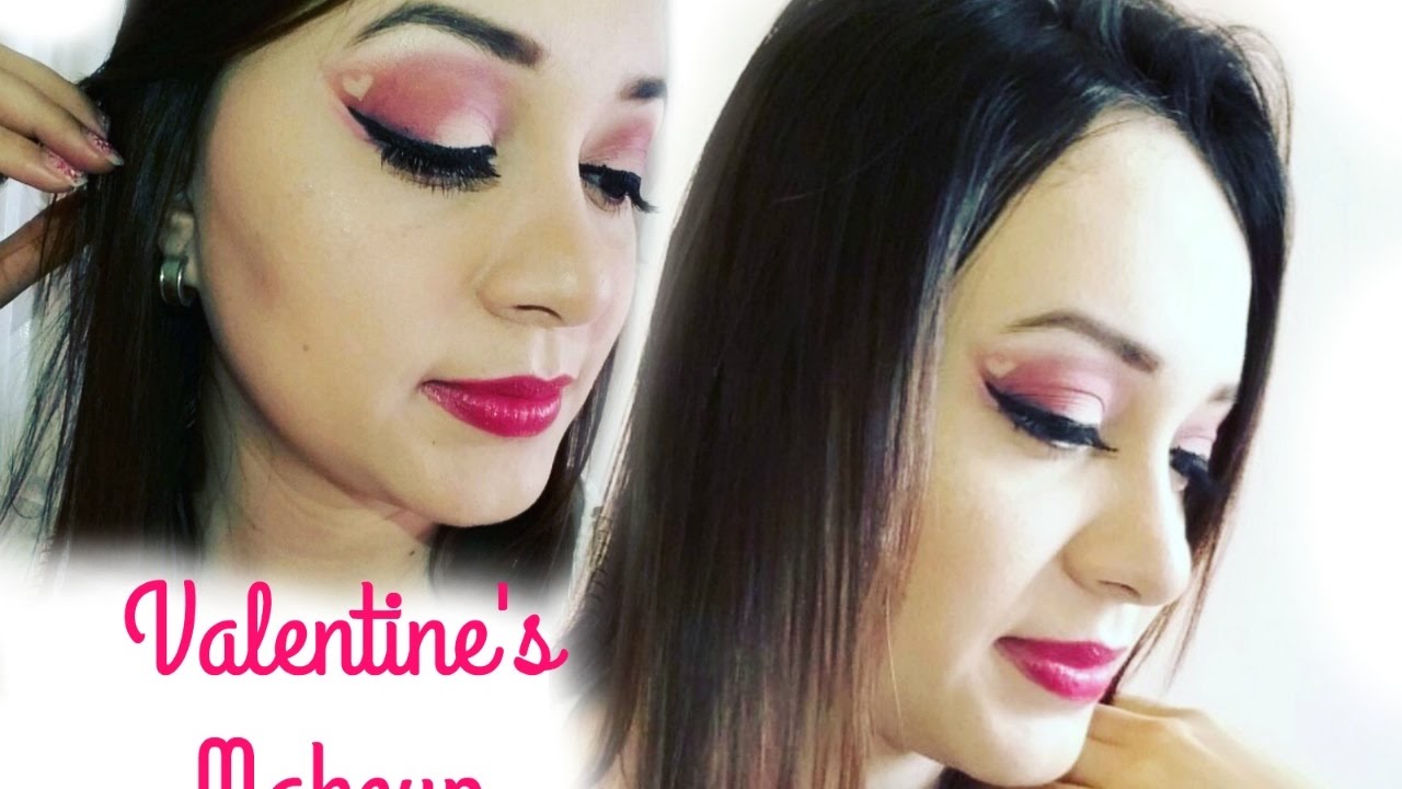 Valentine's Day Makeup Tutorial | Lina J - YouTube