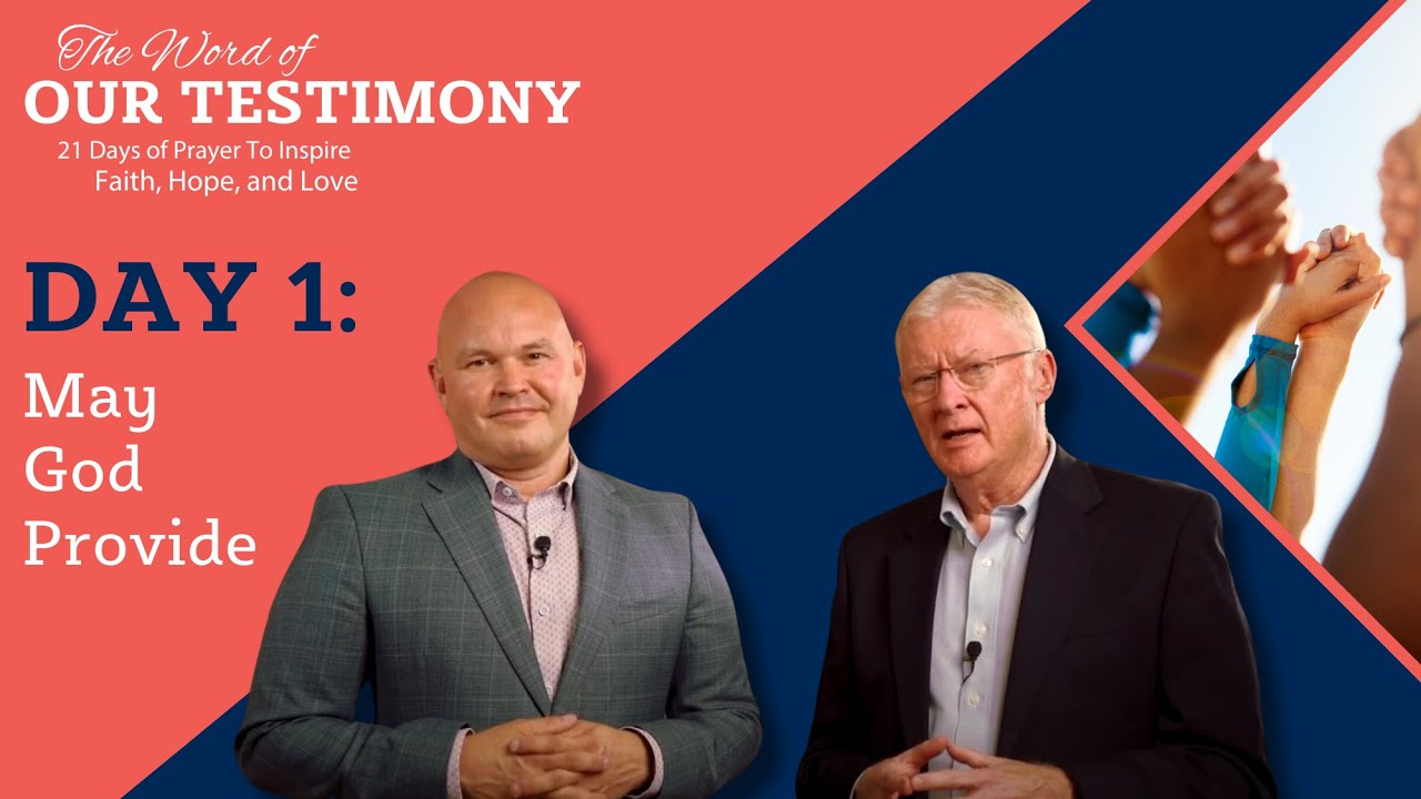 Day 1: May God Provide - YouTube
