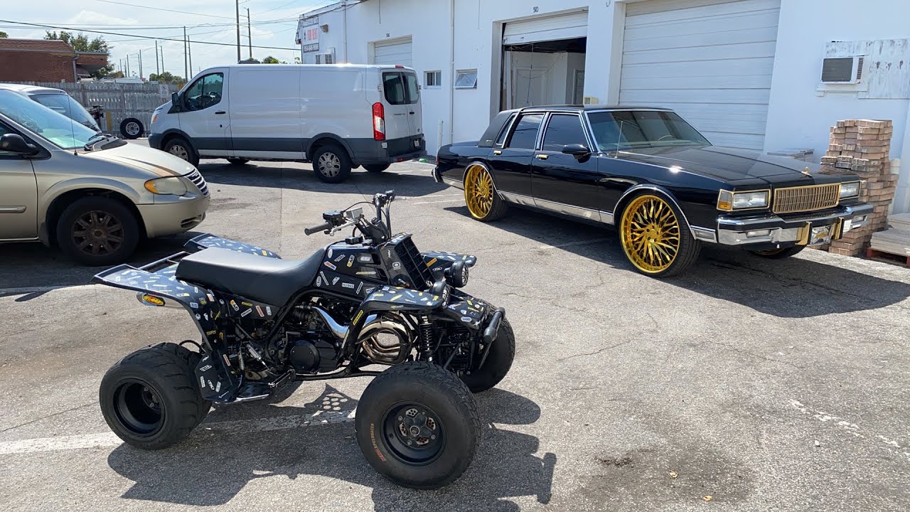 2005 Yamaha Banshee Vs 1987 Box Chevy Caprice??? - YouTube