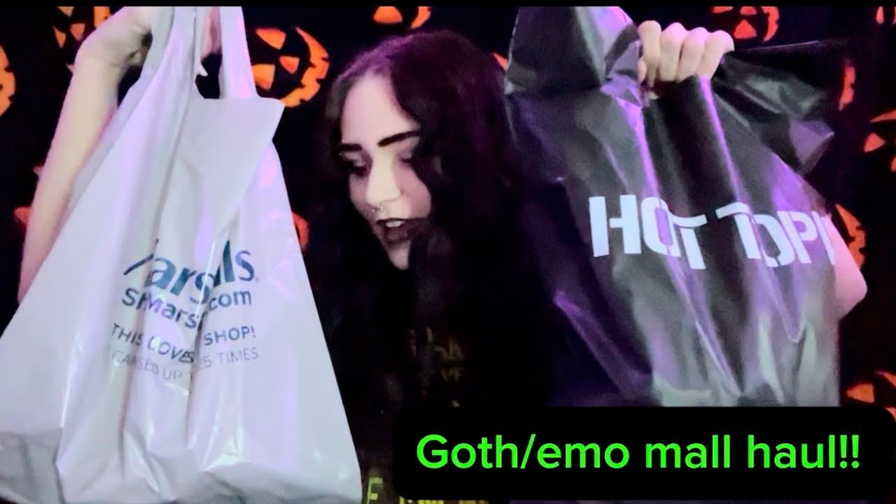 Goth/Emo mall haul - YouTube