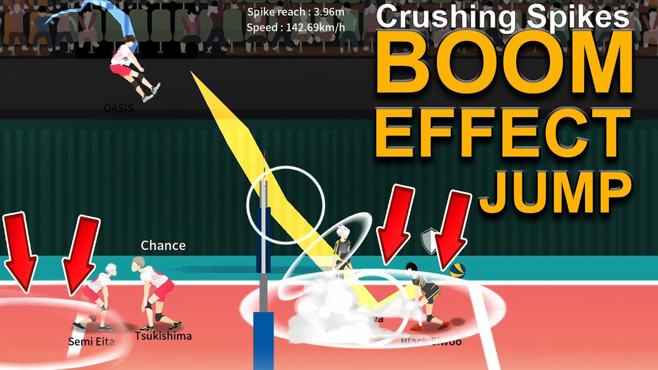The Spike. Crushing Spikes. BOOM Effect Jump. Volleyball 3x3 - YouTube