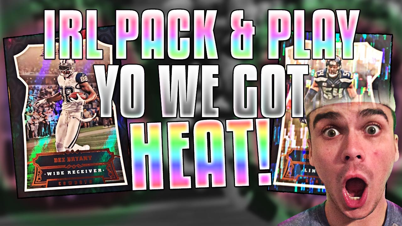 IRL PACK AND PLAY LIT! WE GOT A "CHARGED UP" ROOKIE PATCH! MADDEN 17 ...