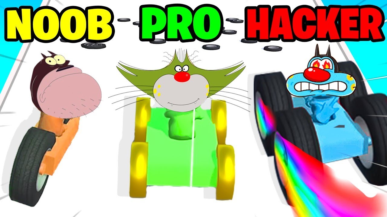 NOOB vs PRO vs HACKER | In CarCraft.io | With Oggy And Jack | Rock ...