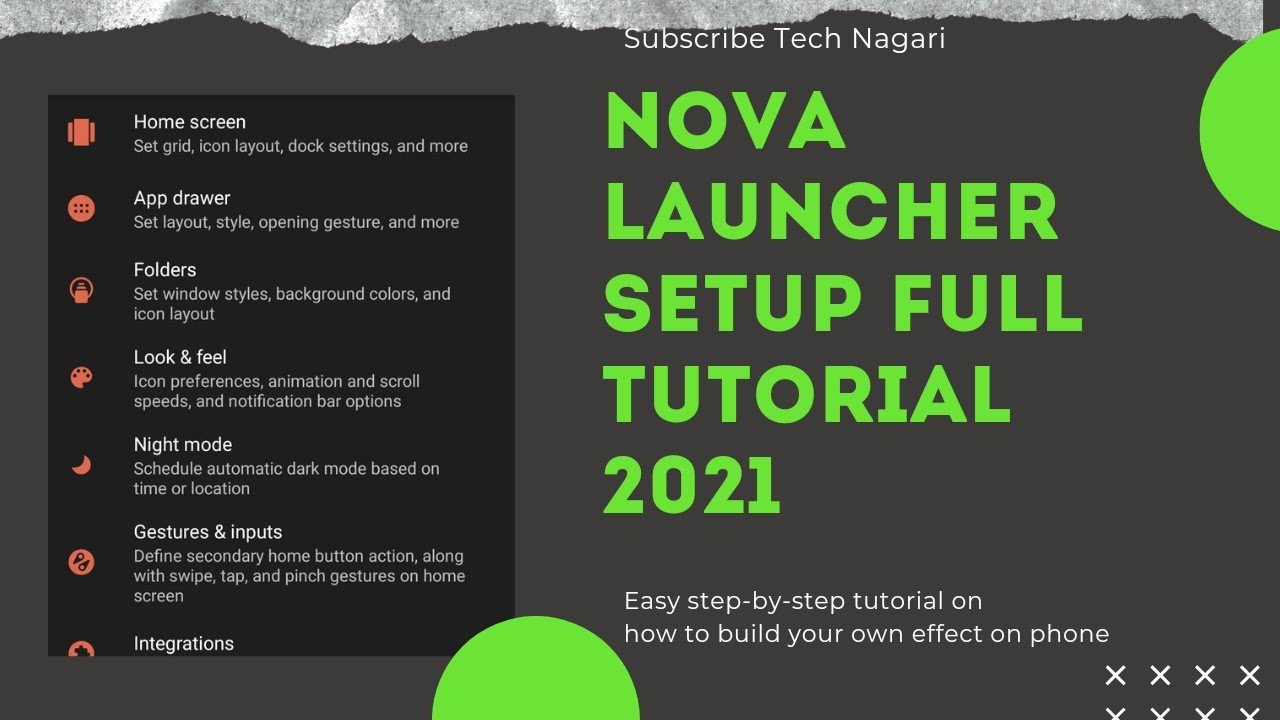 Nova Launcher Setup Tutorial 2021 Hindi | how to make best nova ...