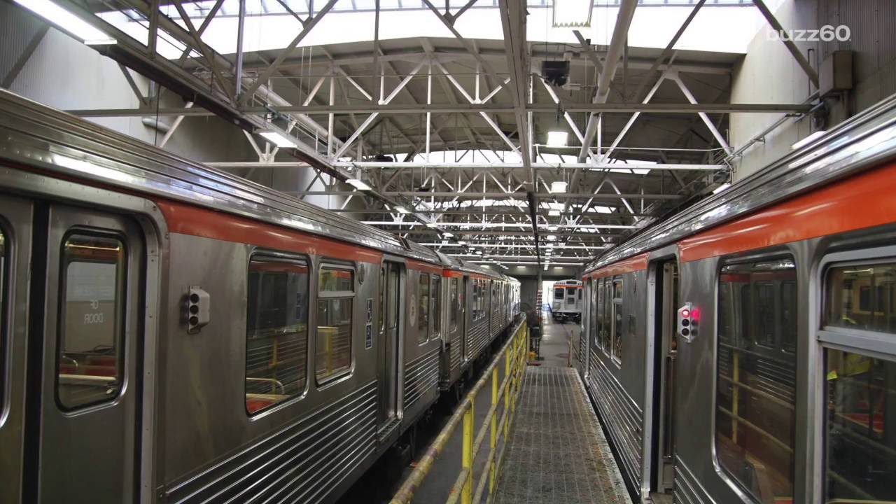 Philadelphia to Test Urine-Proof Paint in Subway that Sprays Back - YouTube