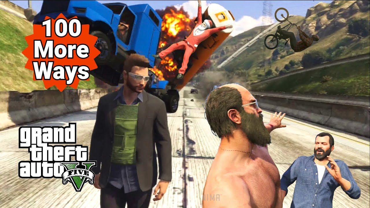 GTA V 100 More Ways to Die - YouTube