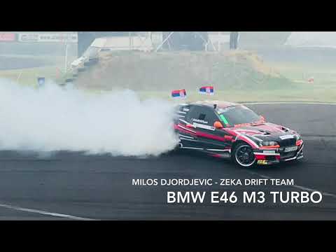 ZEKA DRIFT TEAM BMW E46 M3 TURBO DRIFTING |DRIFT MASTERS 2018 ROUND2-HUNGARY|