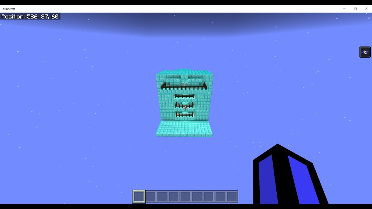 Redstone Elevator (my design) [Bedrock] - YouTube