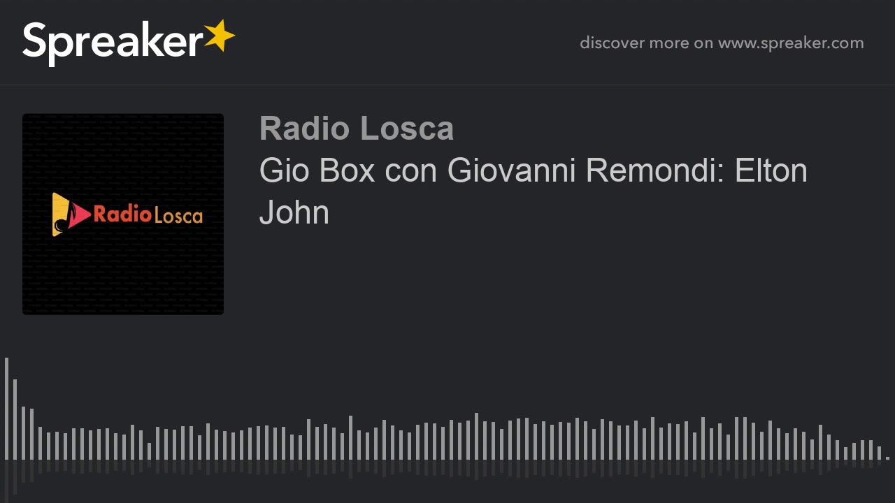 Gio Box con Giovanni Remondi: Elton John - YouTube