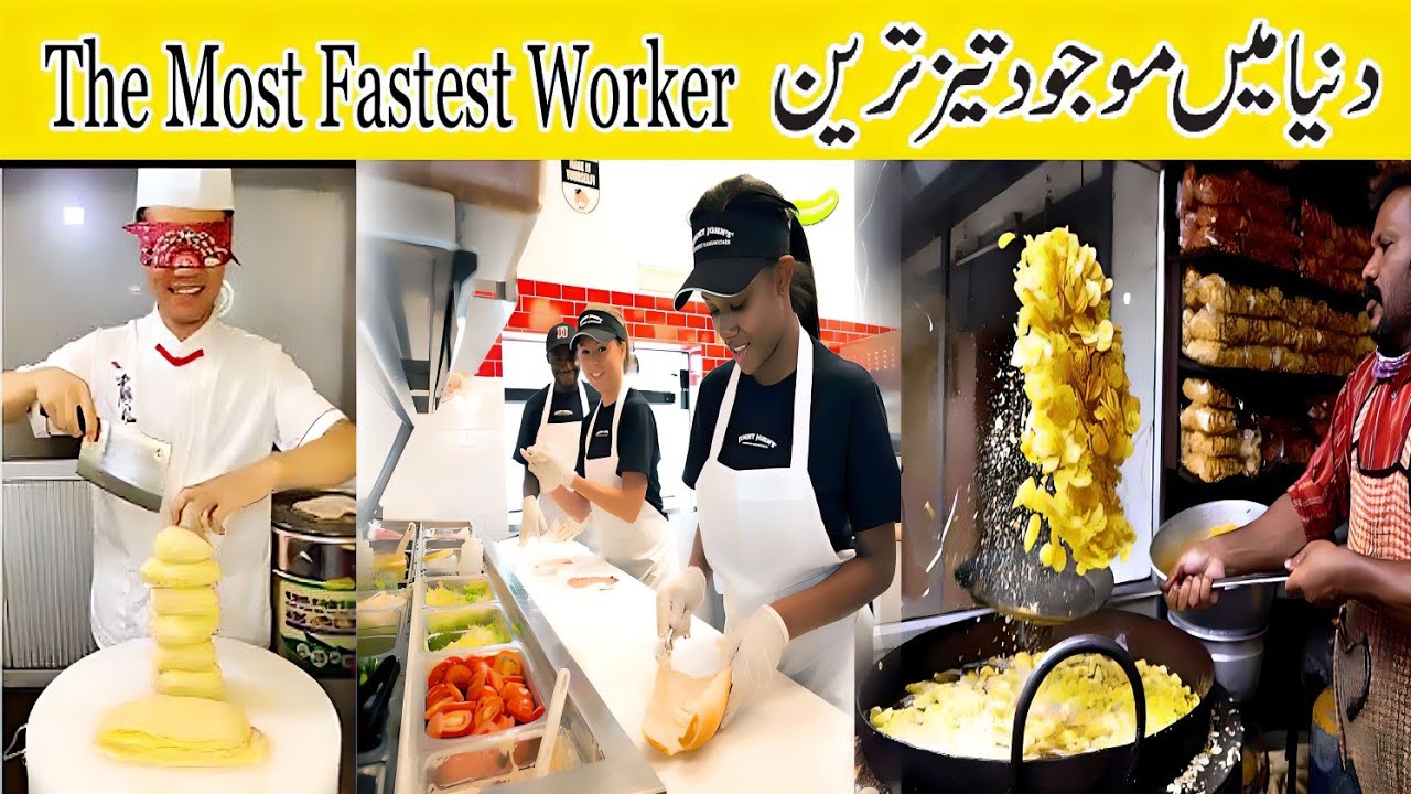 The Most Fastest Worker In The World's | Fastest And Most Skilled ...