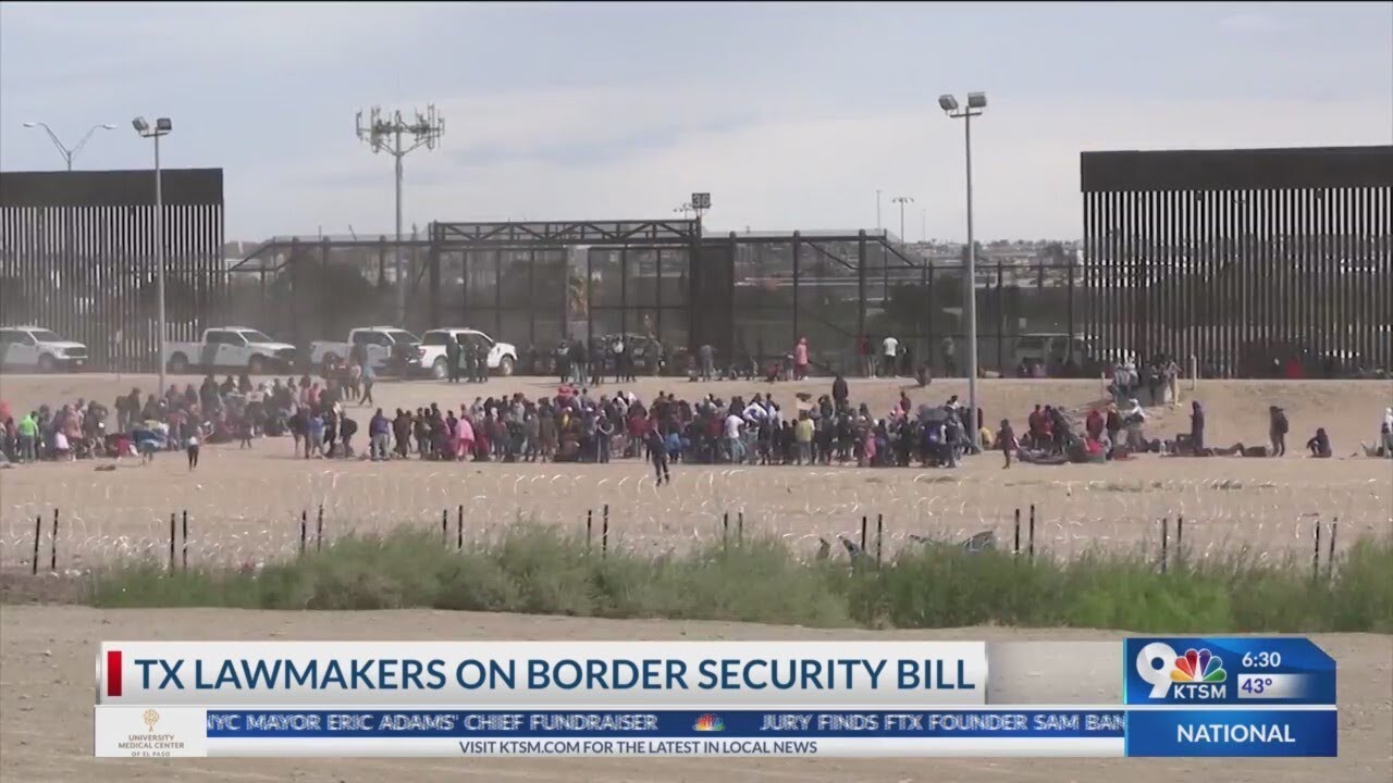 TX lawmakers on border security bill - YouTube