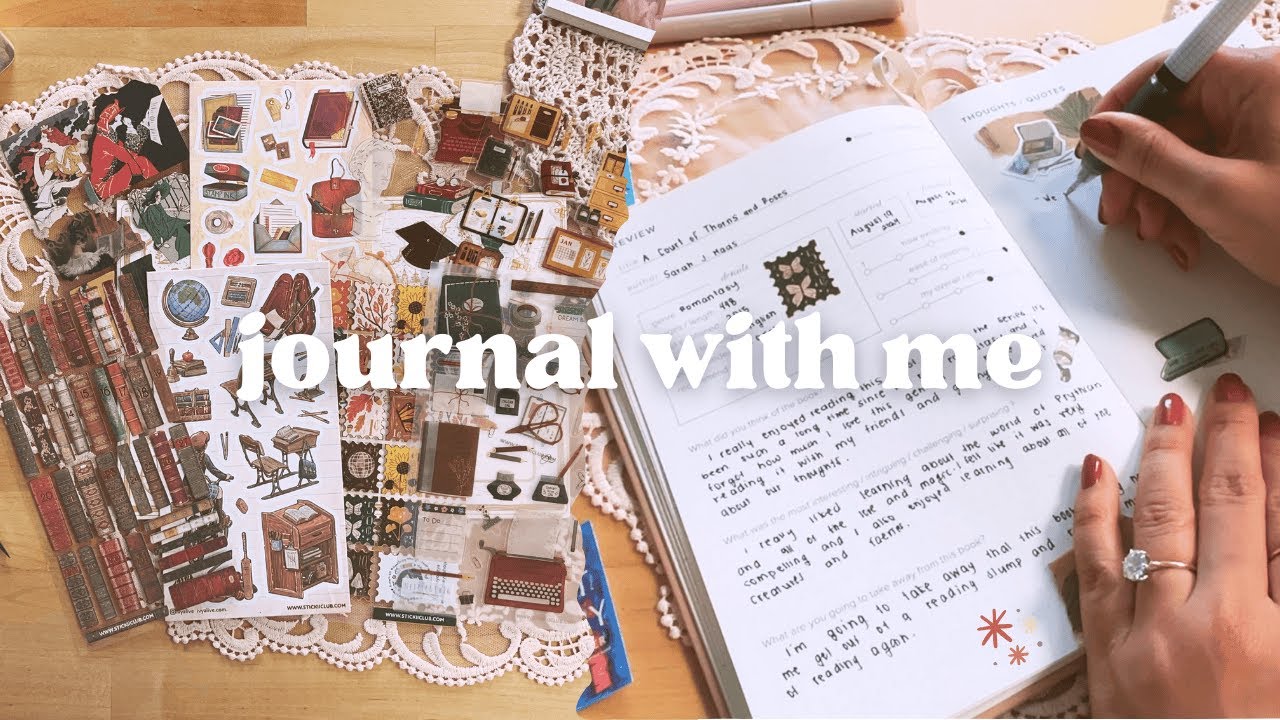 reading journal with me real time lofi music 🎵 | journaling for self ...
