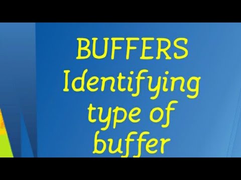 BUFFERS-types & how to identify them - YouTube